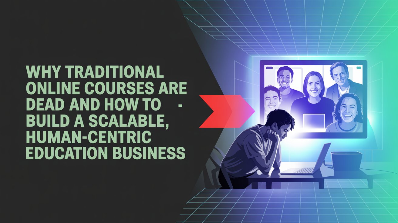 Why Traditional Online Courses Are Dead – And How to Build a Scalable ...